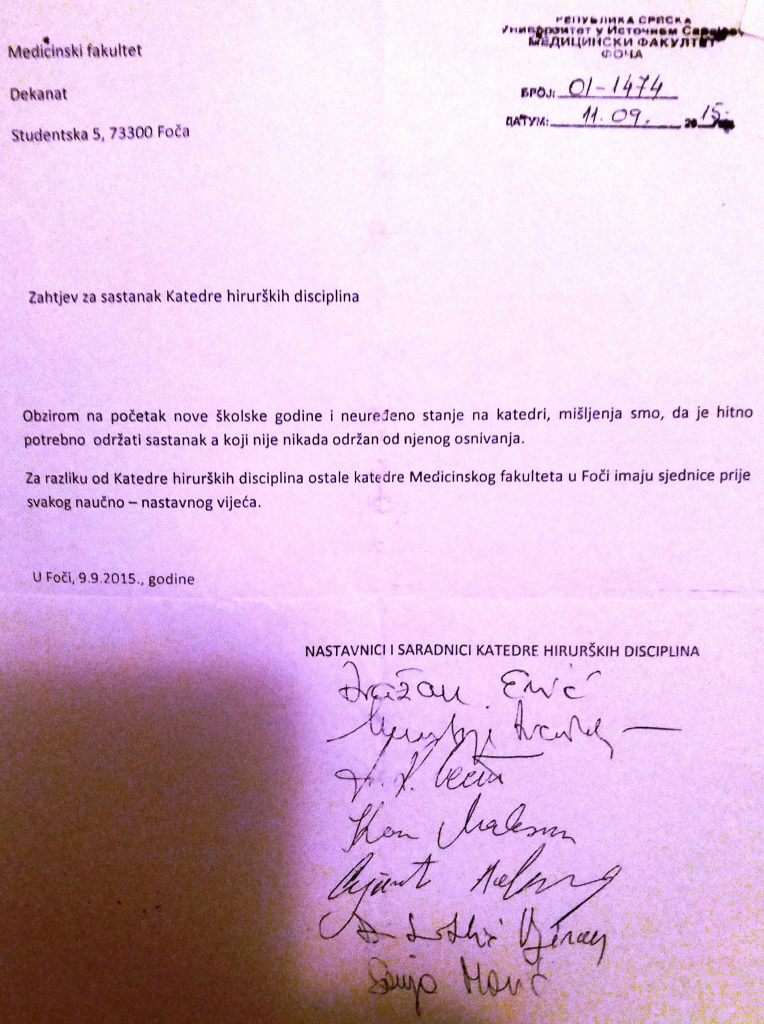 Profesori iz Foče smijenili dr Veljka Marića - Leutar.net