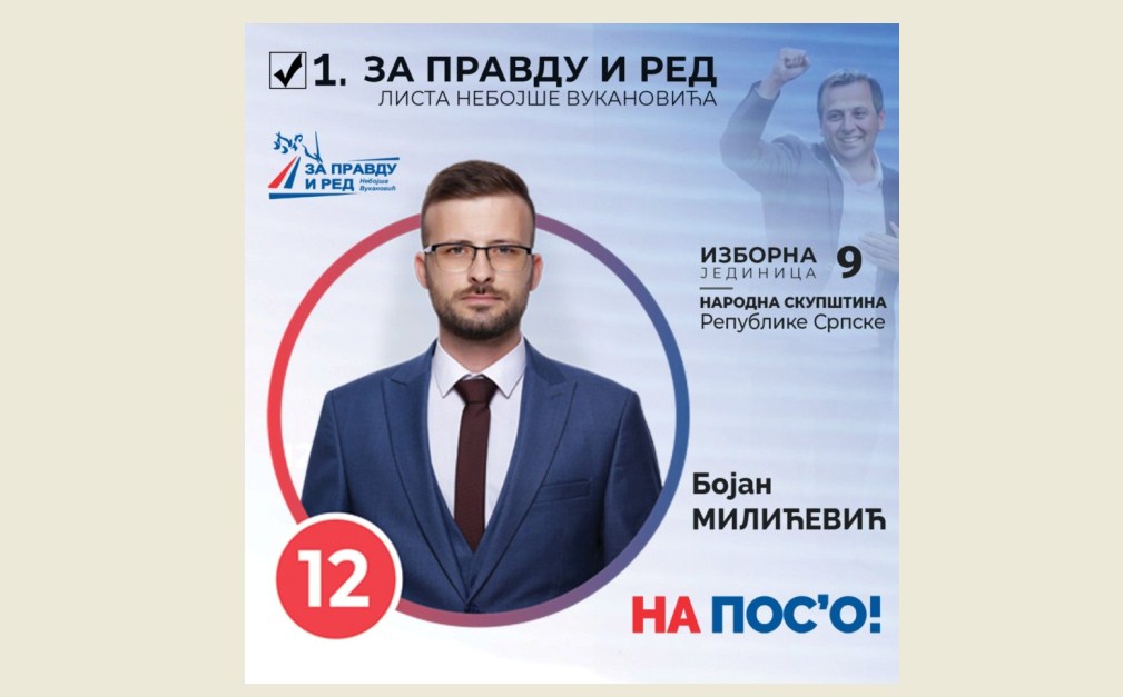 Bojan Milićević - jer "volite" Srpsku - Leutar.net